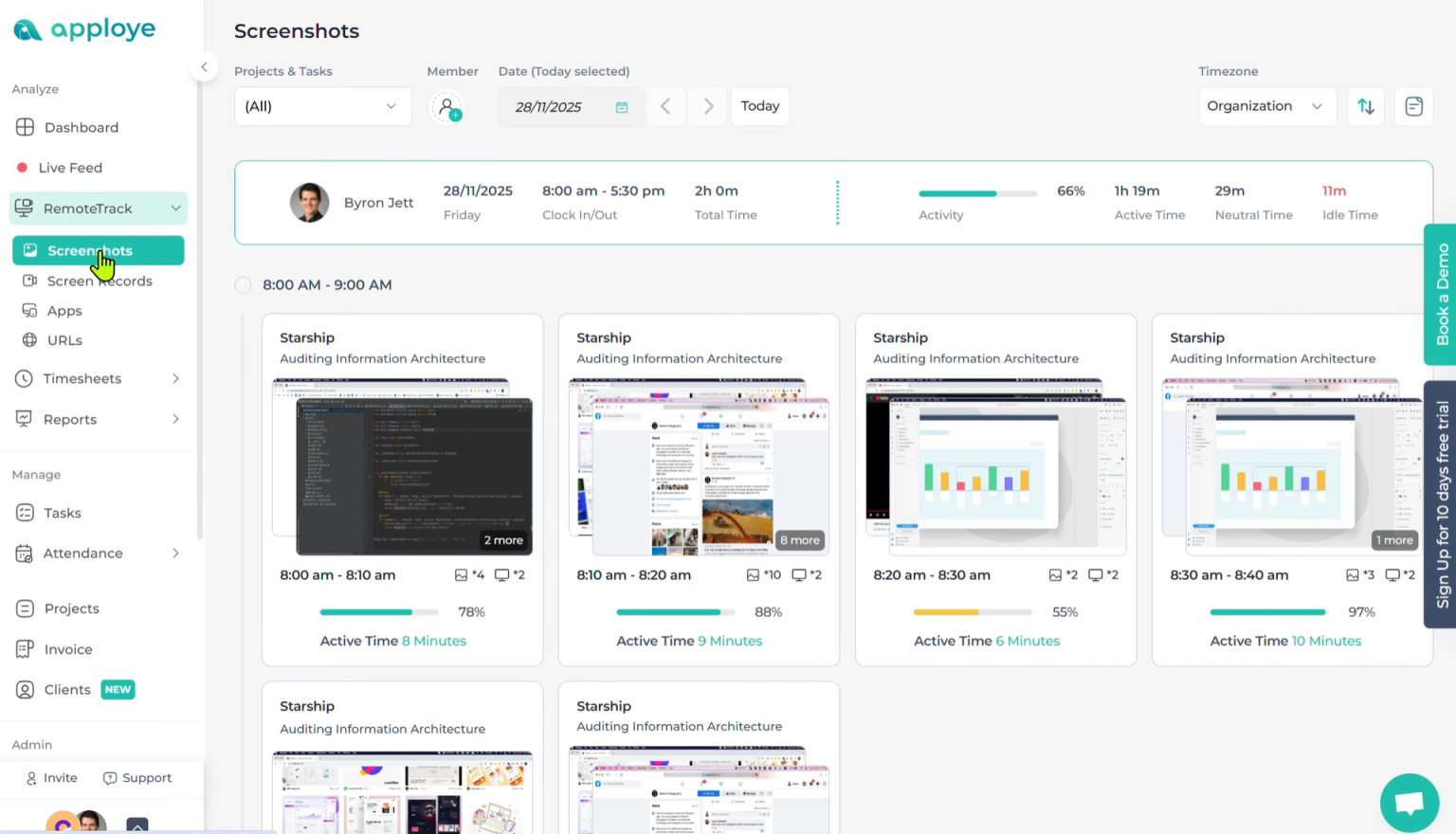 Does Time Tracking Software Take Screenshots? | Traqq Blog